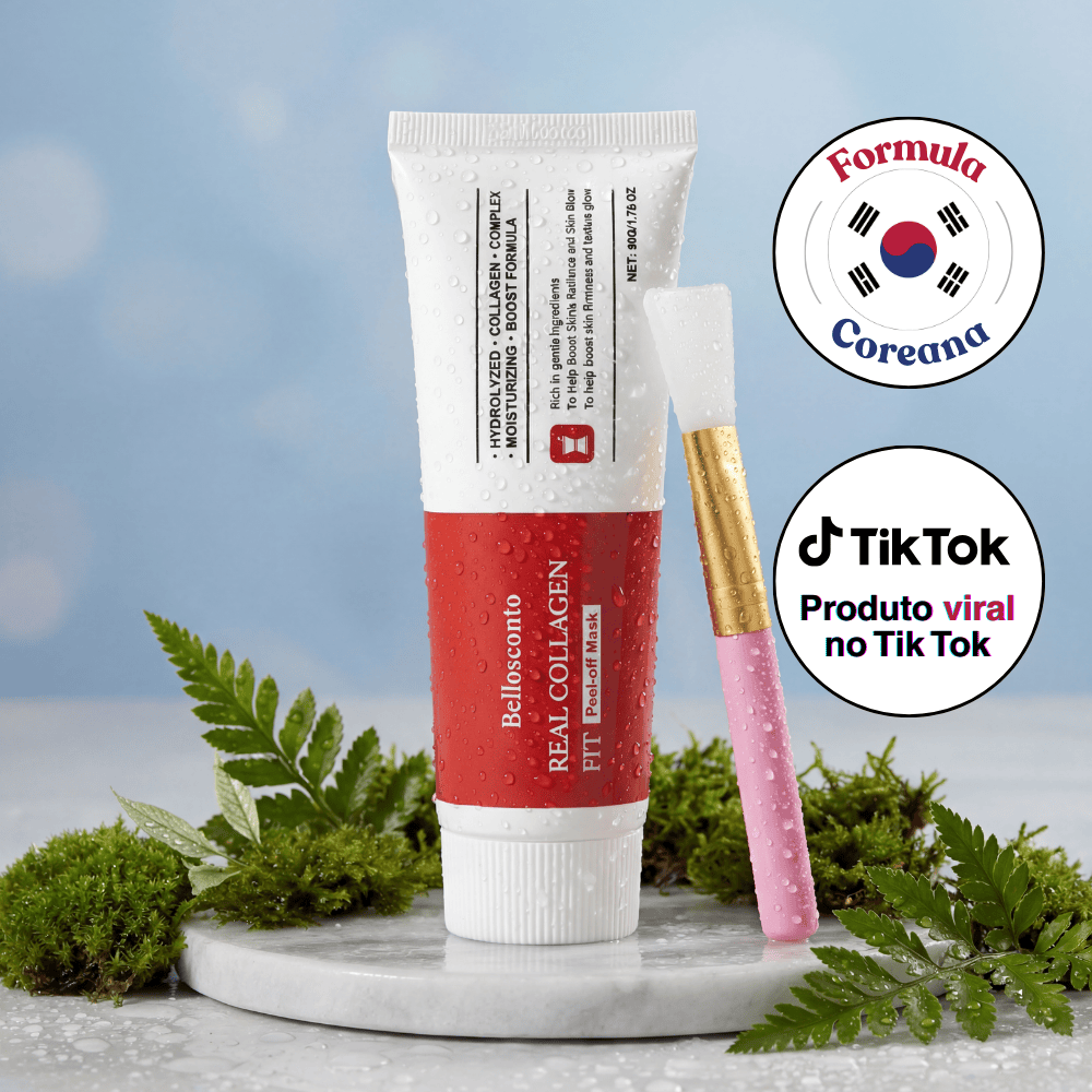 Máscara Peeling Collagen Fit: Beleza Coreana para Pele Firme e Radiant ...